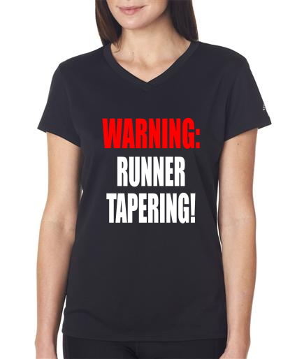 Get your Runner Tapering - NB Ladies Short Sleeve Black Shirt